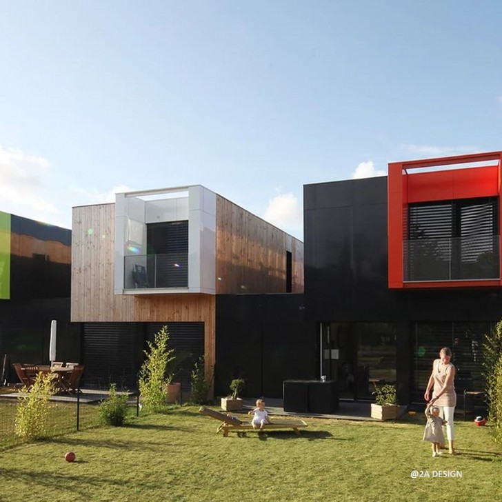 Maison container : maison modulaire d'architecte