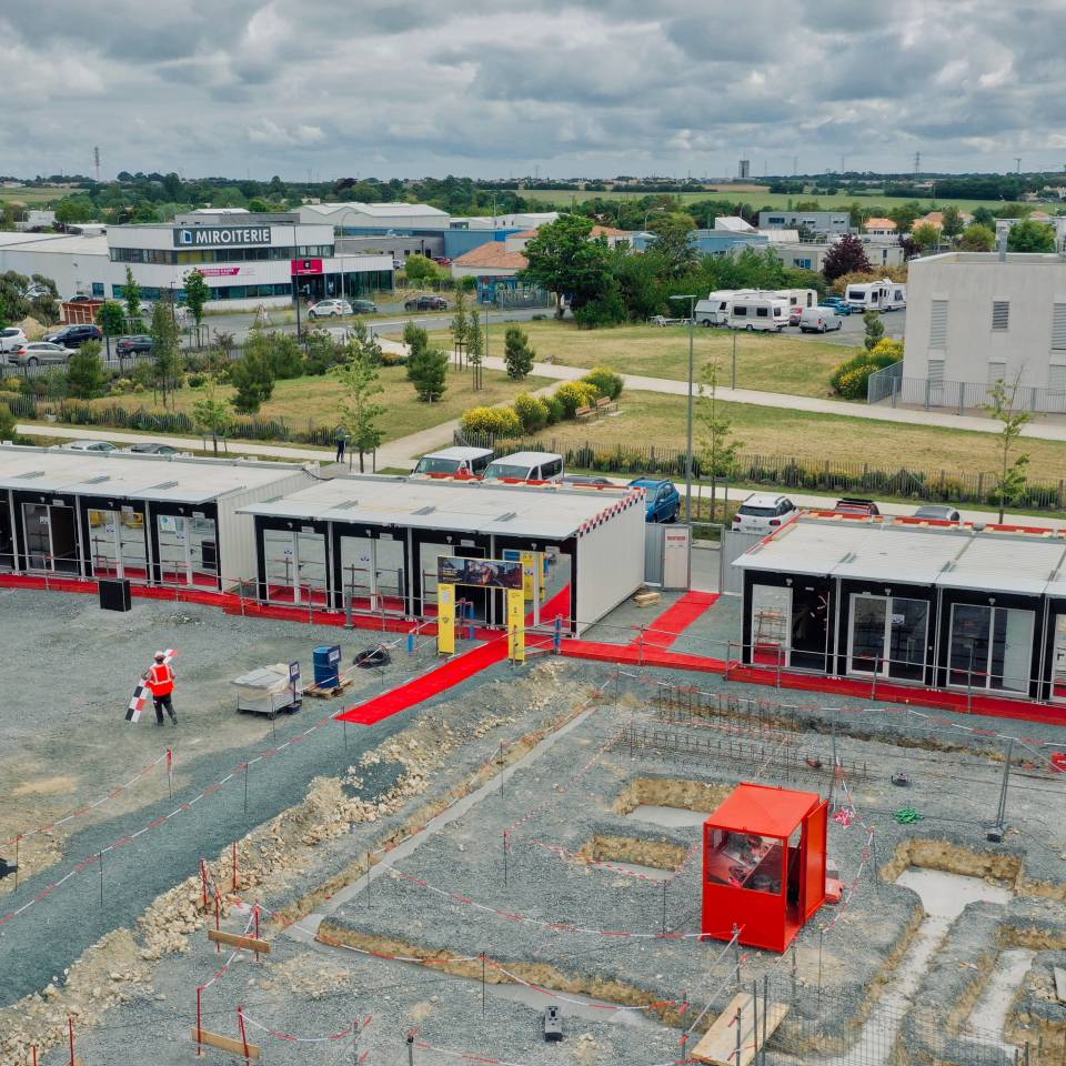 La base vie Eiffage, une solution confortable et écologique